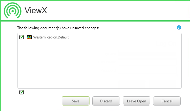 ViewX and Virtual ViewX Clients Guide - ViewX Client Session Expiry due to User Inactivity ...